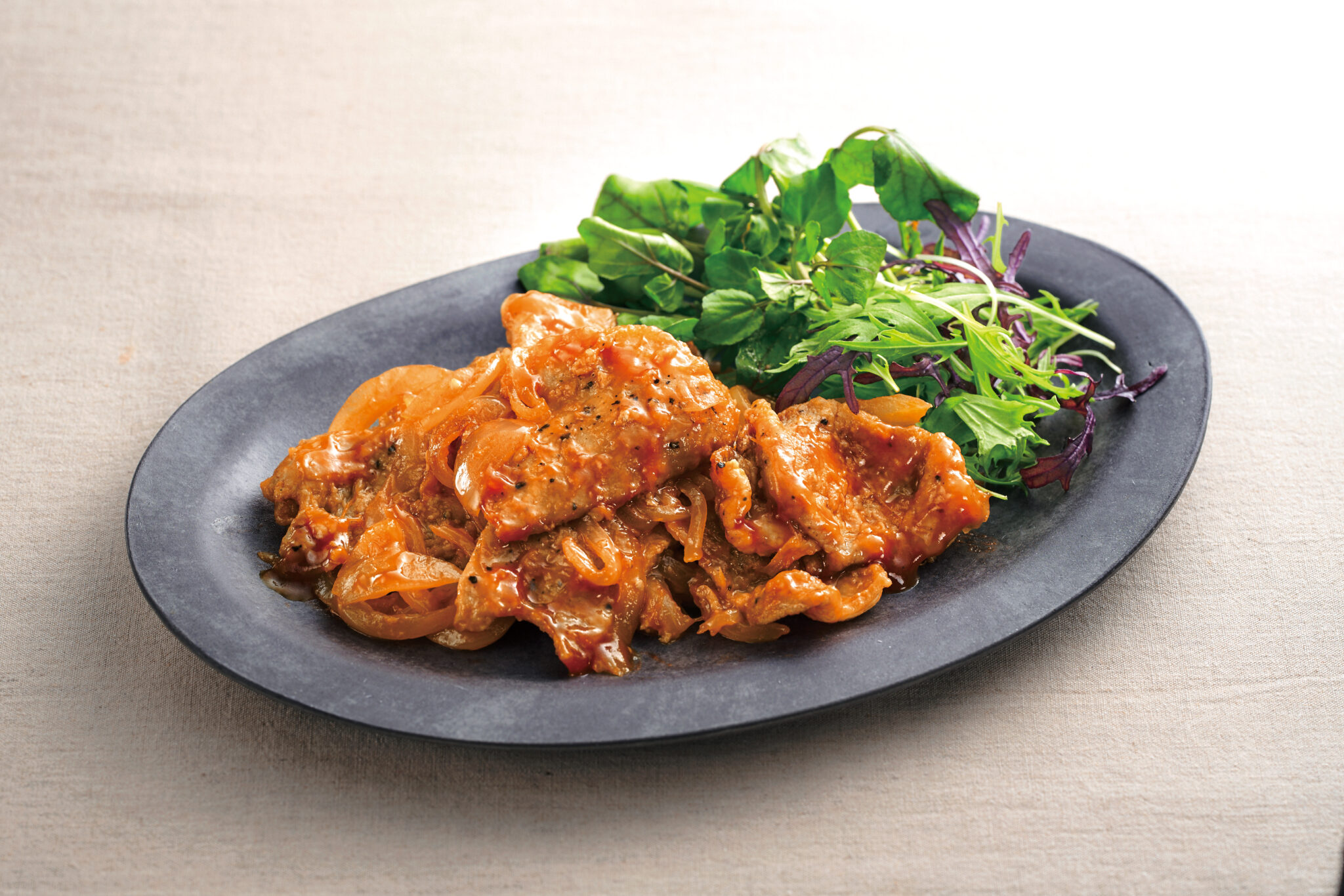 【Recipe】Pork sauté with ketchup - AJINO HYOSHIRO SINGAPORE